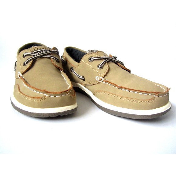 Island Surf | Shoes | Island Surf Classic Leather Tan Boat Sailing Shoe ...